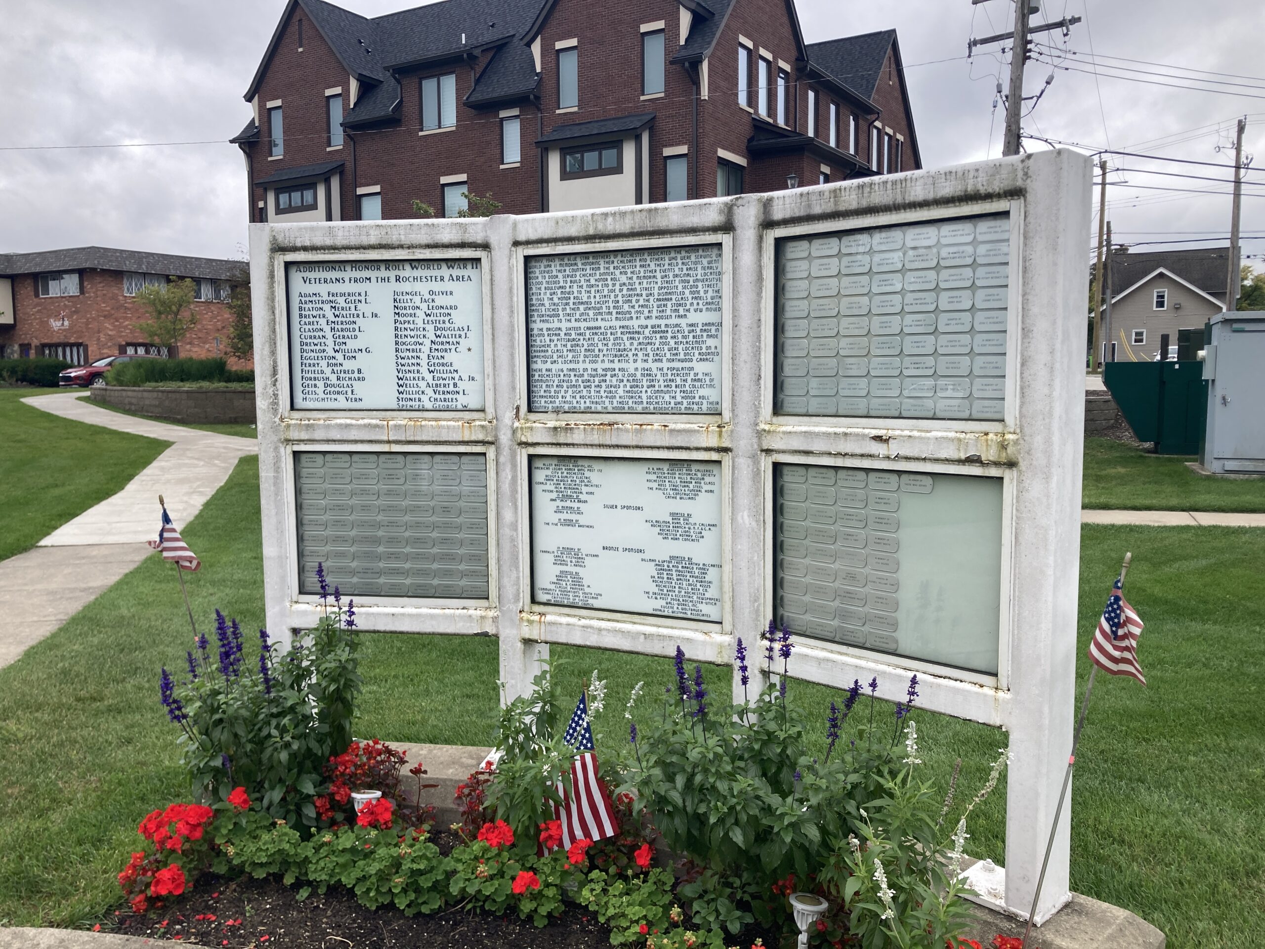WWII Honor Roll & Monument Restoration | Rochester-Avon Historical Society